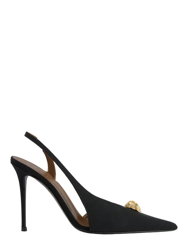 GIUSEPPE ZANOTTI Slingback Cocktail 105 Pumps - Black