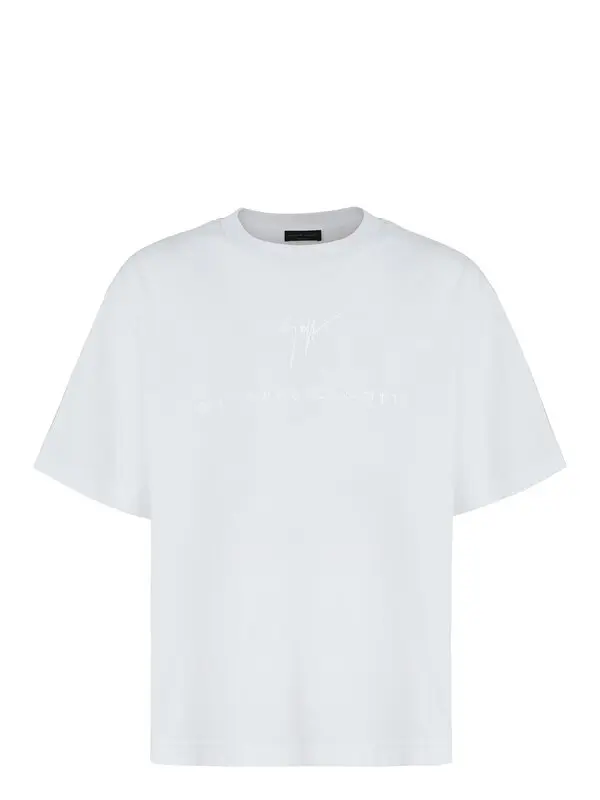 GIUSEPPE ZANOTTI Lr-67 T-shirt - White