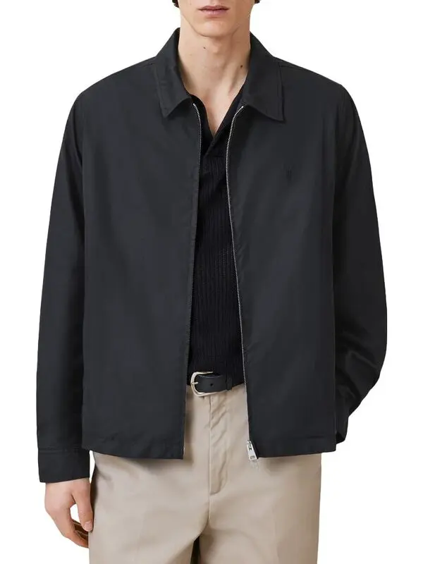 ALLSAINTS Trey Cotton Blend Jacket - Black