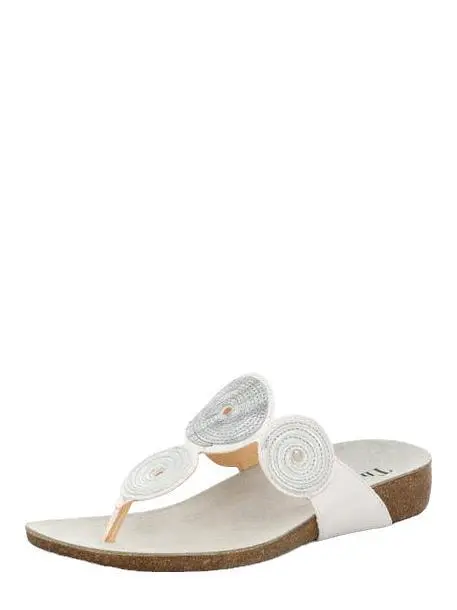 Think! Julia Circles Flip Flop - Bianco