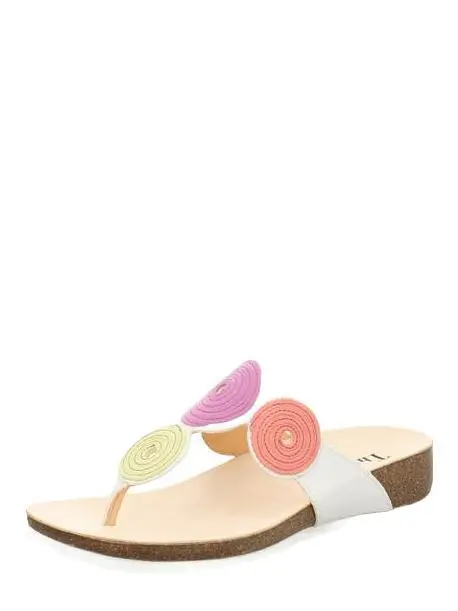 Think! Julia Circles Flip Flop - Bianco/kombi