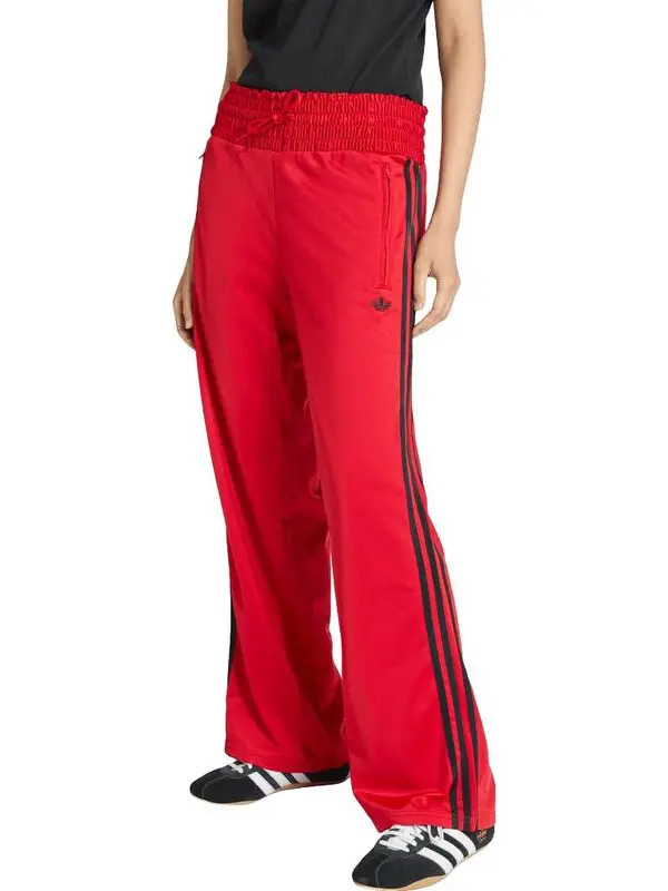 Adidas Originals By Alexander Wang Smocked Firebird Track Pants - Better Scarlet