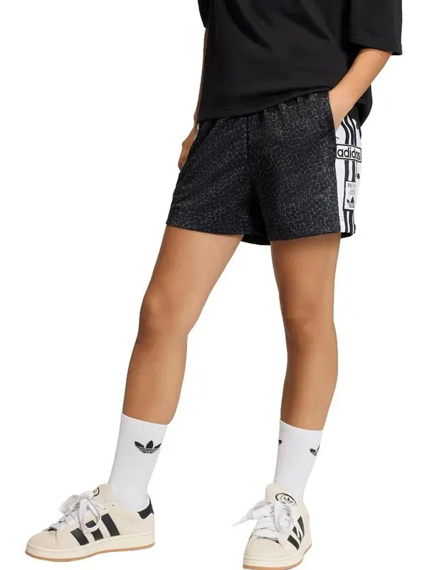 Adidas Originals By Alexander Wang Adibreak Printed Shorts - Black/grey Six