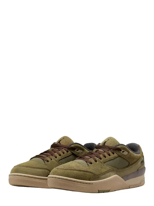 JORDAN Flight Court Sneakers - Medium Olive/black