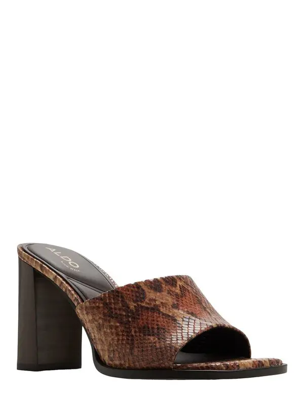Aldo Sophia Slide Sandal - Brown Multi
