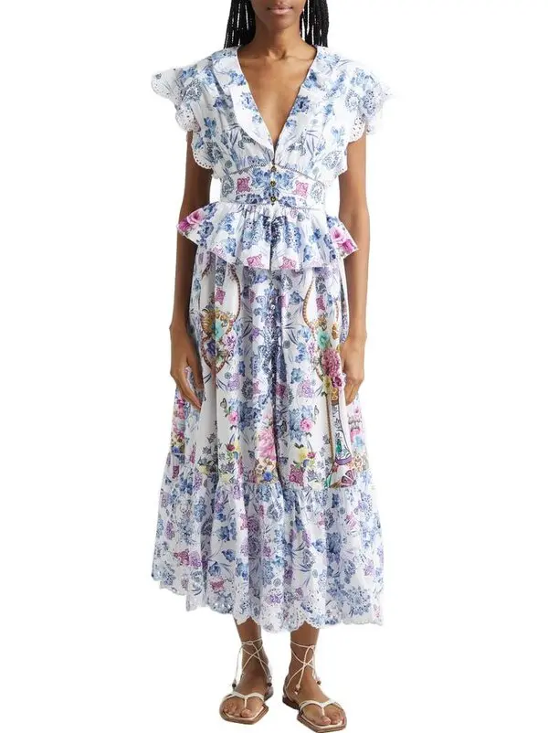 Camilla Organic Cotton Midi Dress - All About That Lace