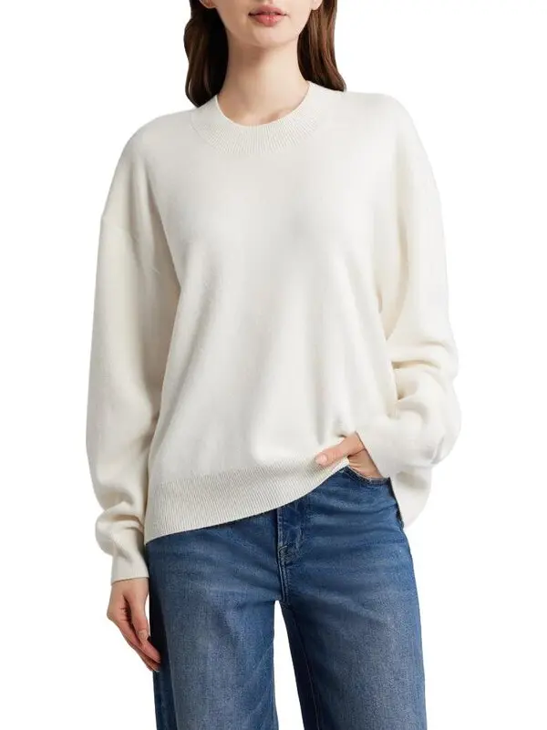 MAVI Crewneck Sweater - Antique White