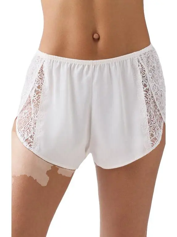 Wacoal Satin Tap Shorts - Sea Salt
