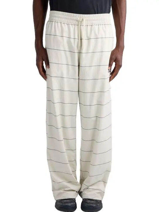 Balenciaga Stripe Track Pants - Dirty White/black
