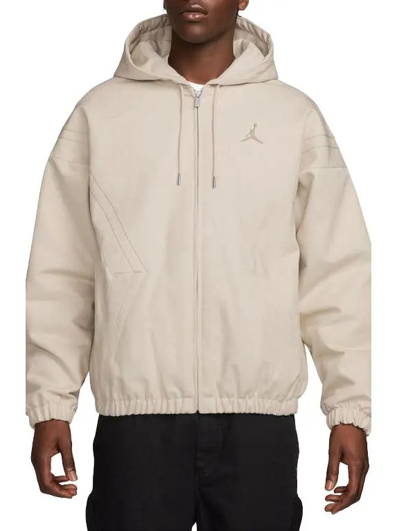 JORDAN Flight Draft Hooded Jacket - Light Ore Wood Brown/brown