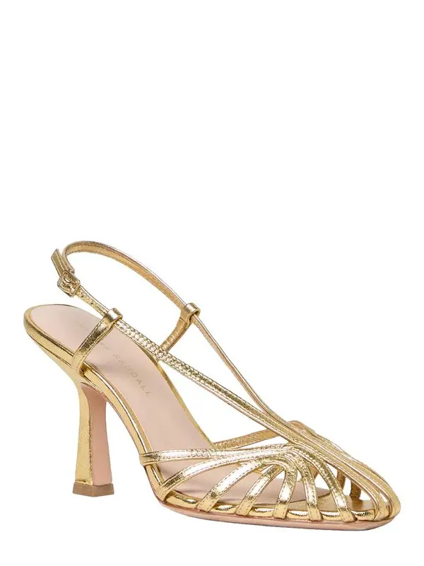 LOEFFLER RANDALL Alexandra Slingback Sandal - Gold