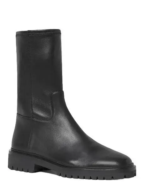 LOEFFLER RANDALL Danny Leather Booties - Black