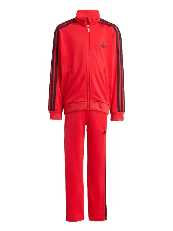 Adidas Originals By Alexander Wang Firebird Recycled Polyester Track Jacket And Pants Set - Better Scarlet/black