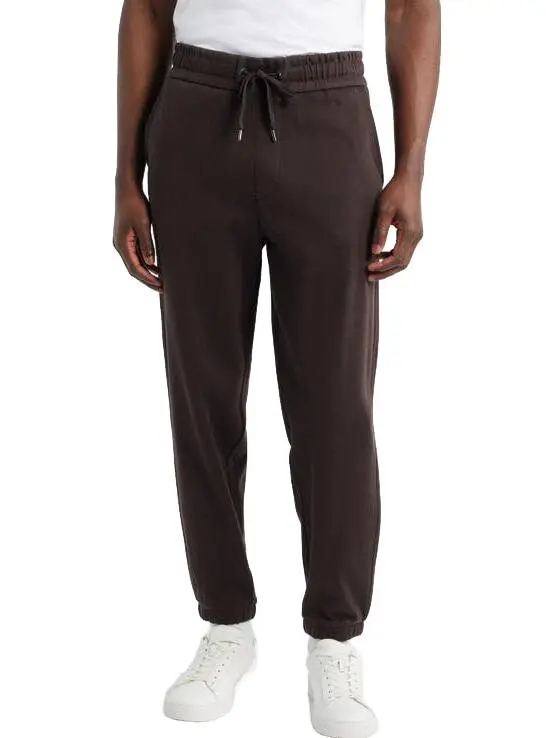 BOSS Locsin Cotton Sweatpants - Dark Brown