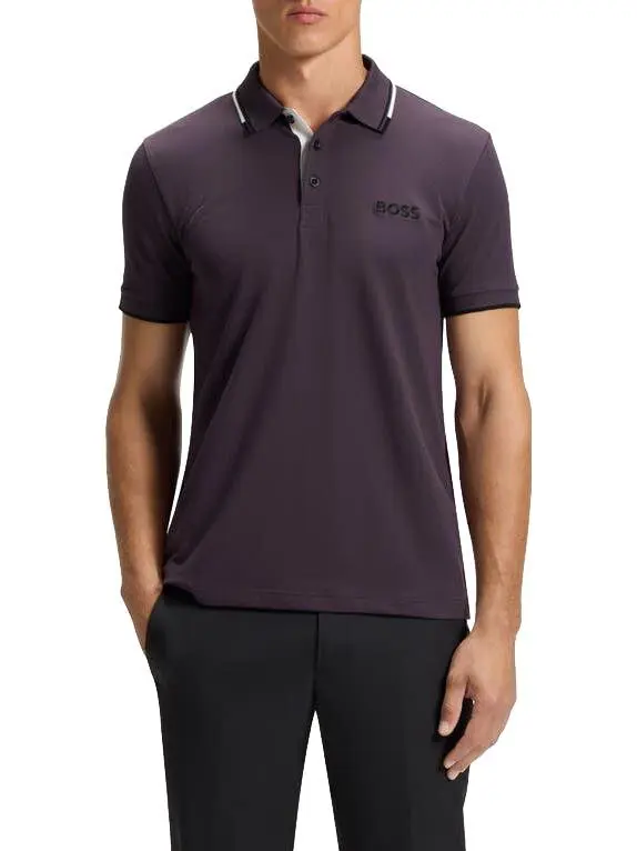 BOSS Paddy Pro Performance Polo - Medium Purple