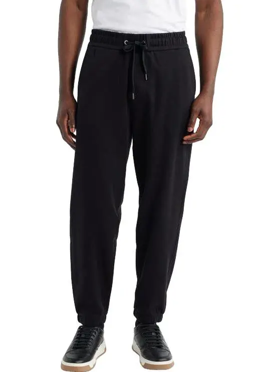 BOSS Locsin Cotton Joggers - Black