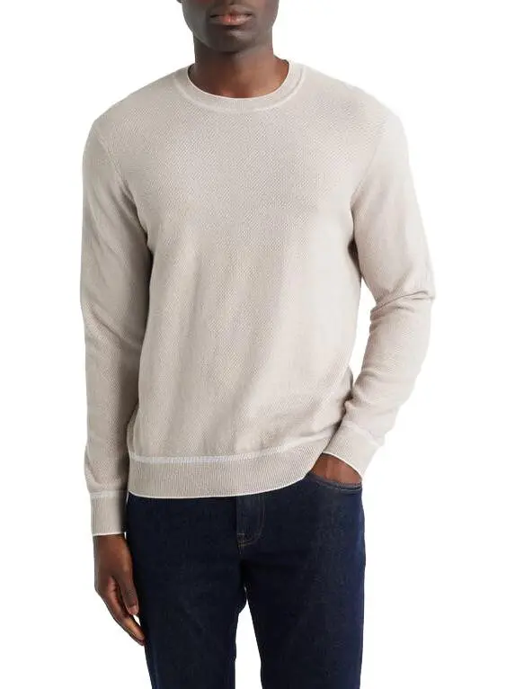 Robert Barakett Kaede Cotton Crewneck Sweater - Sand