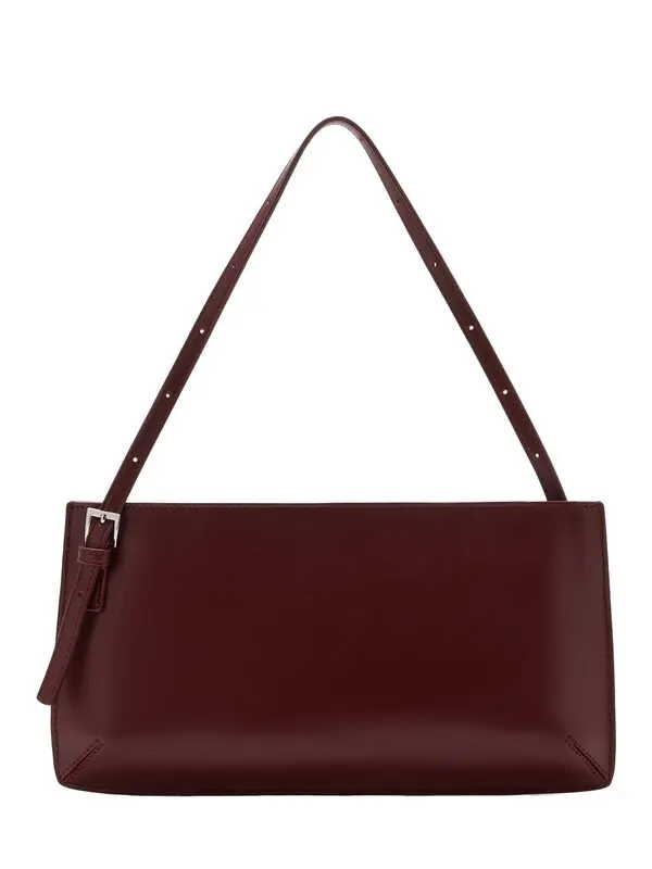 ST. AGNI 90s Leather Belt Bag - Brown