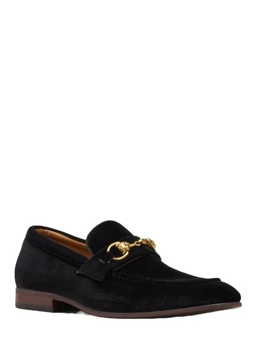 Steve Madden Jandre Velvet Bit Loafer - Black Velvet