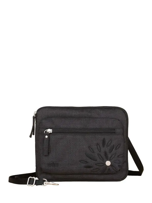 HAIKU Aspire Folio Crossbody - Black In Bloom