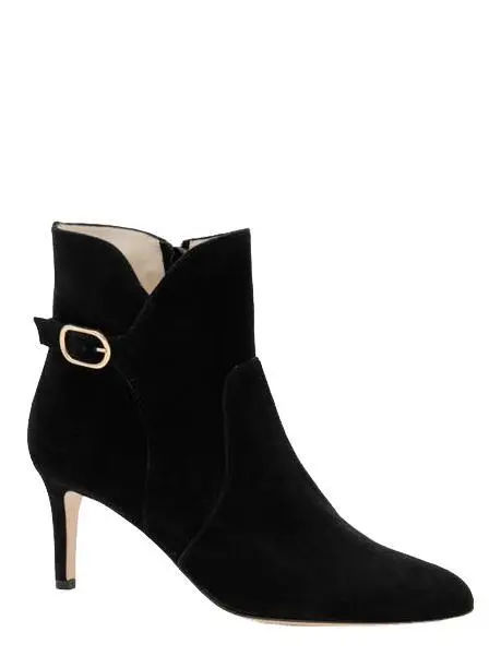 AMALFI BY RANGONI Lucario Bootie - Black Cashmere Gold Buckle
