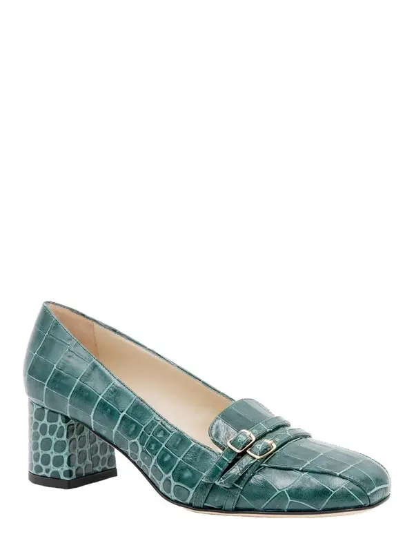 AMALFI BY RANGONI Basilico Loafer Pump - Bottiglia Cocco Bengali