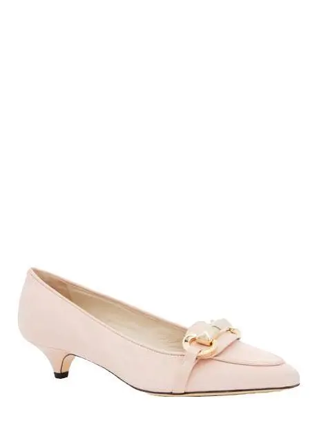 AMALFI BY RANGONI Astarte Pointed-toe Kitten Heel Pumps - Powder Cashmere