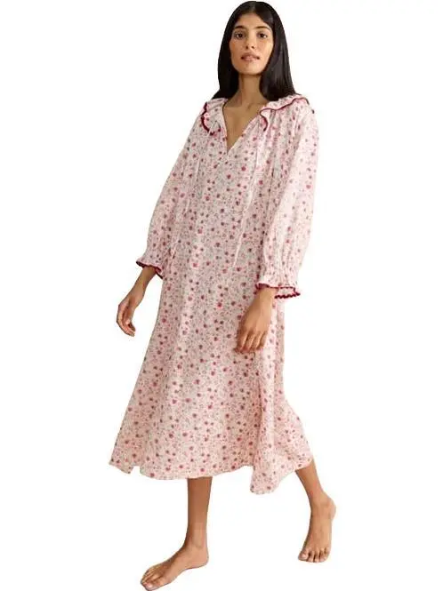 IF ONLY IF Carey Nightdress - Damson Floral