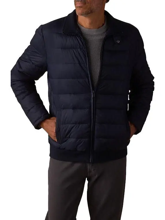 THE NORMAL BRAND Sportivo Nylon Puffer Coat - Normal Navy