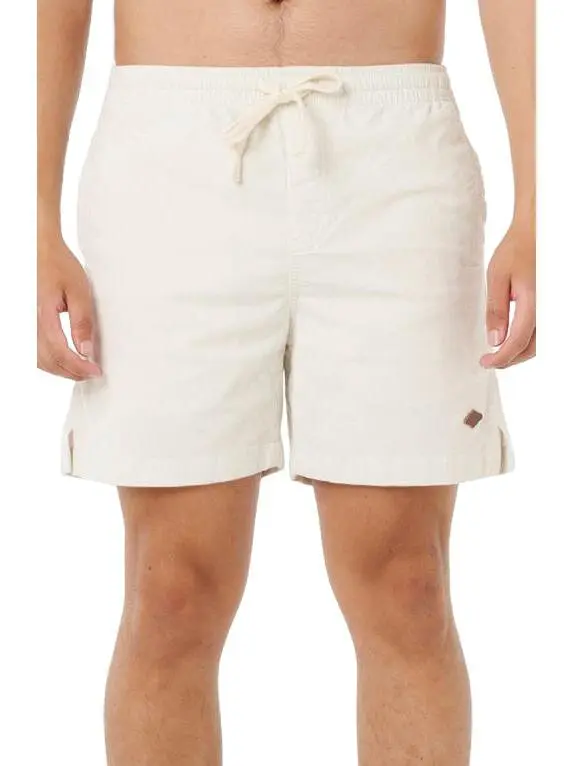 Rip Curl Corduroy Volley Shorts - Bone