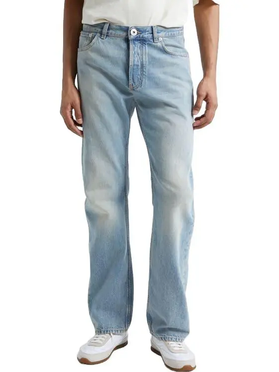 Alexander McQueen Francis Straight Leg Jeans - Blue Washed