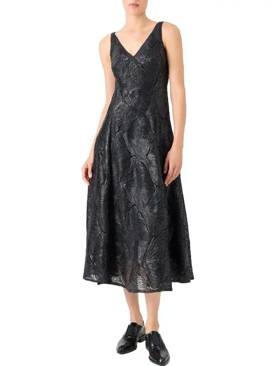 Akris Fit-and-flare Lace Cocktail Dress - Black