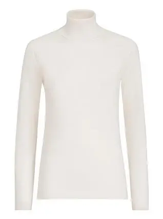 Brunello Cucinelli Cashmere And Silk Sweater - White