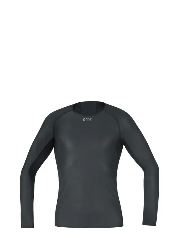 GOREWEAR Windstopper Baselayer Long Sleeve Shirt - Black