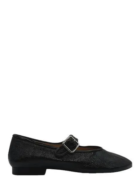 AMIE RAFA Ashley Mary Jane Flats - Black