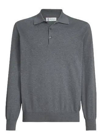 Brunello Cucinelli Polo-style Sweater - Dark Grey