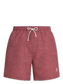 Brunello Cucinelli Nylon Swim Shorts - Cherry