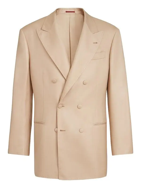 Brunello Cucinelli Tuxedo Jacket - Camel