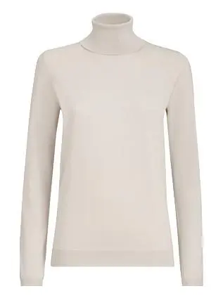 Brunello Cucinelli Cashmere And Silk Sparkling Sweater - Pearl Grey