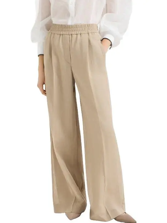 Brunello Cucinelli Loose Track Trousers - Beige