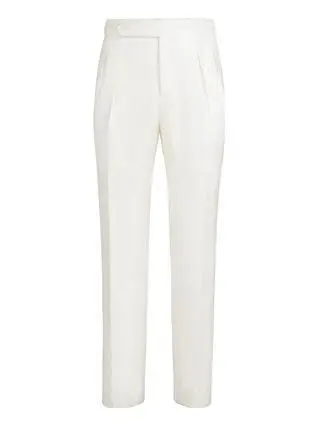 Brunello Cucinelli Tuxedo Trousers - Off-white