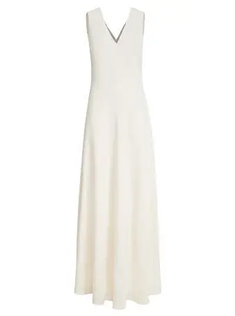 Brunello Cucinelli Fluid Dress - Chalk
