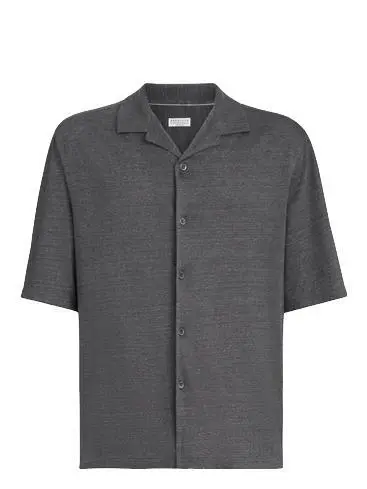 Brunello Cucinelli Jersey Shirt - Medium Grey