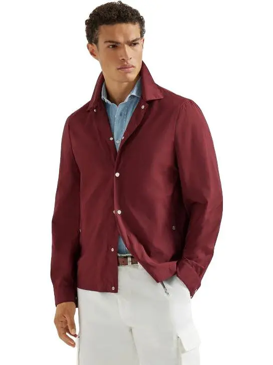 Brunello Cucinelli Nylon Jacket - Cherry