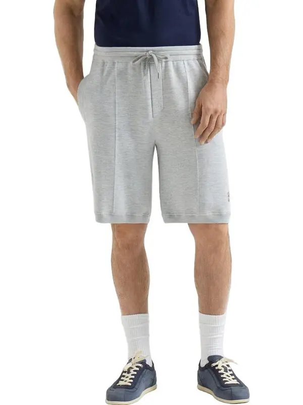 Brunello Cucinelli Double Knit Bermuda Shorts - Pebble