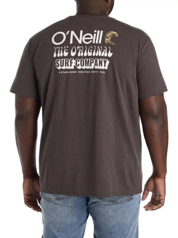 O'Neill Big & Tall Verbiage Graphic Tee - Graphite