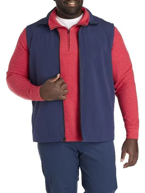 Vineyard Vines Big & Tall Mariner Soft Shell Performance Vest - Navy
