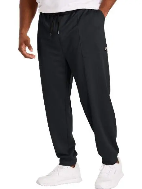 REEBOK Big & Tall Birdseye Performance Textured Joggers - Black