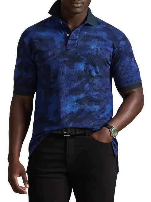 Polo Ralph Lauren Big & Tall Animated Mesh Polo Shirt - Spy Camo