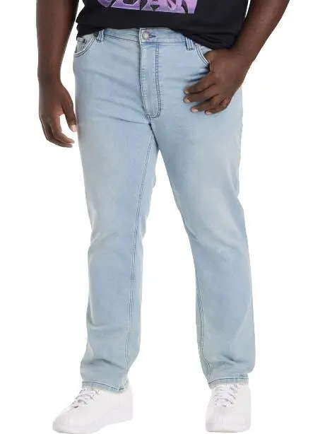 TRUE NATION BY DXL Big & Tall Comfort Knit Jeans - Lighten Up